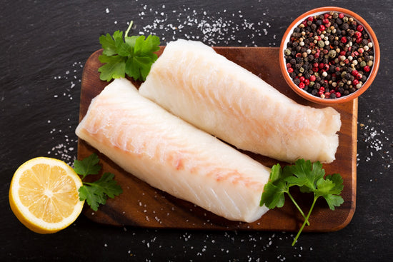 Fresh Icelandic Cod Fillets for Sale - Atlantic Cod, 1 lb